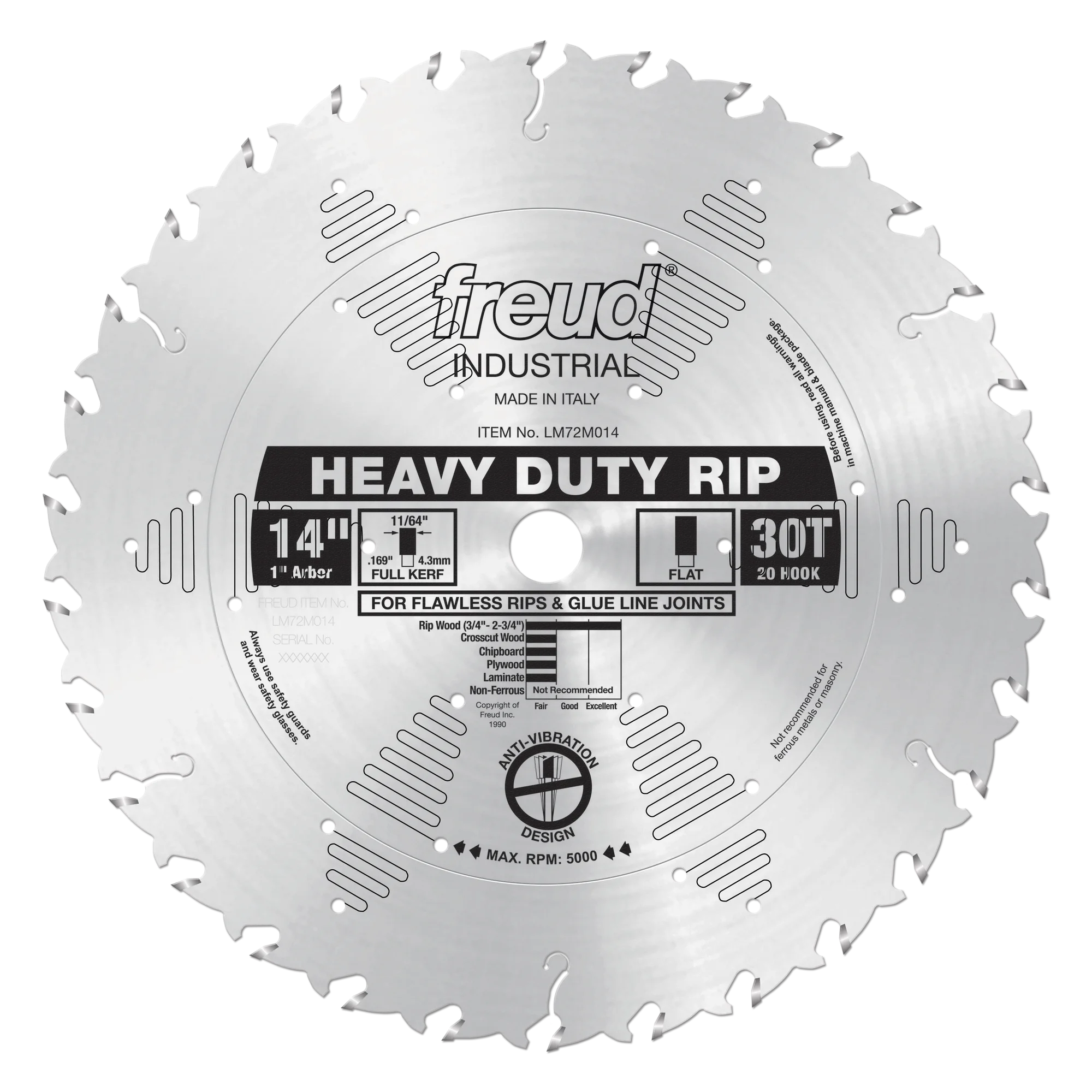 Freud 14" Heavy-Duty Rip Blade